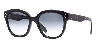 Celine Smoke Gradient Square Ladies Sunglasses CL40167I 01B 55 ...