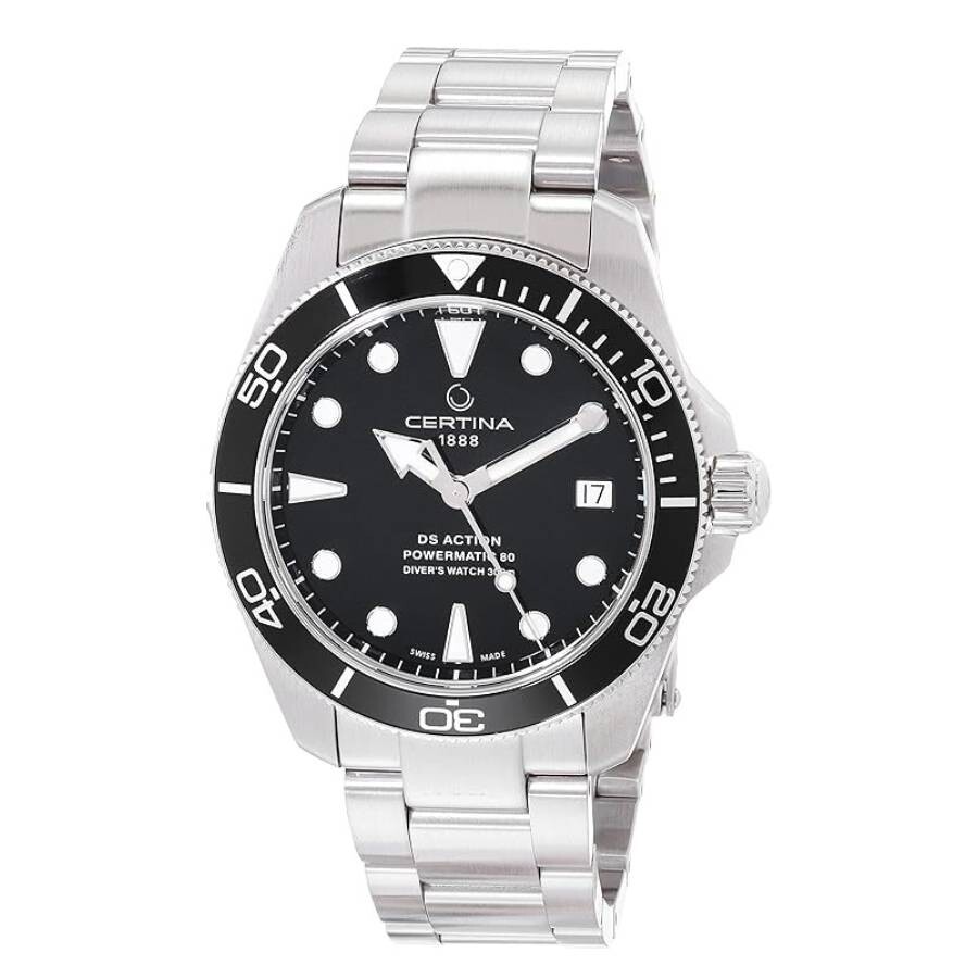 Certina DS Action Automatic Black Dial Men's Watch C0328071105100 ...