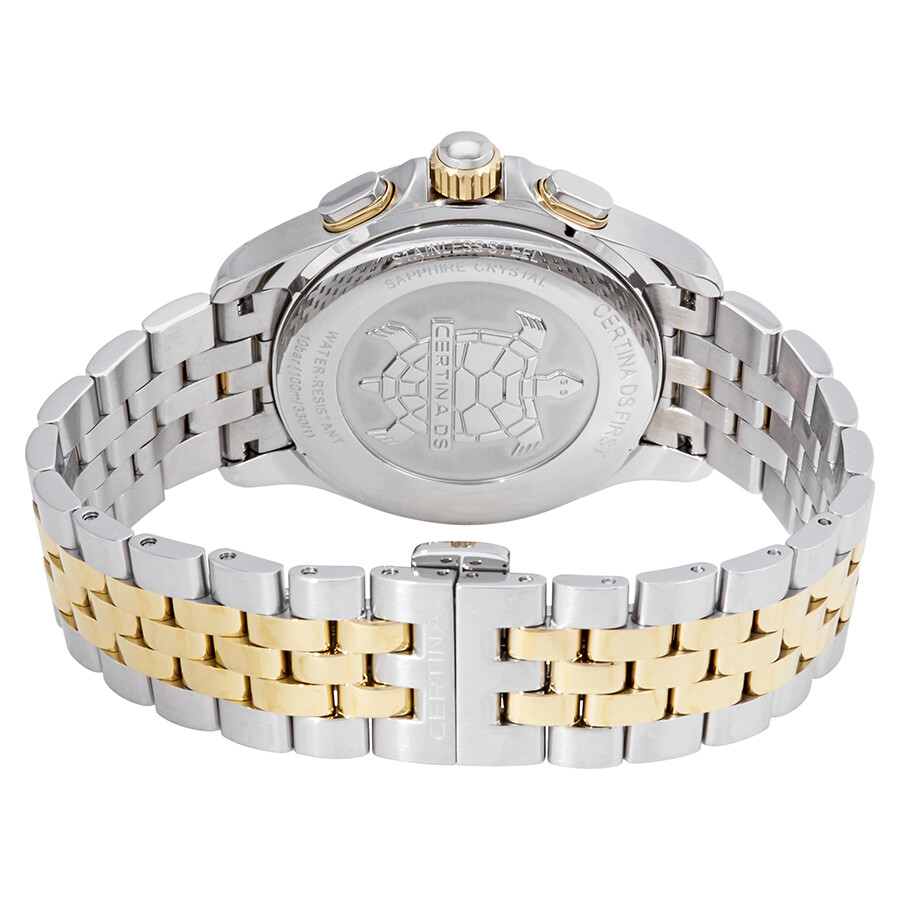 Certina DS First Lady Ceramic - Chronograph Two Tone Stainless Steel ...