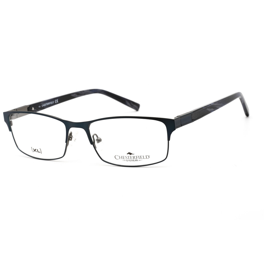 Chesterfield Men's Blue Rectangular Eyeglass Frames 46XL0DL90059 ...