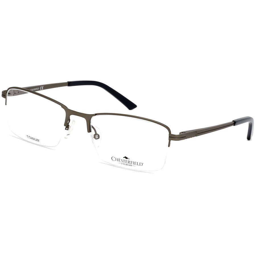 Chesterfield Men's Grey Square Eyeglass Frames 886T0FRE0054 ...