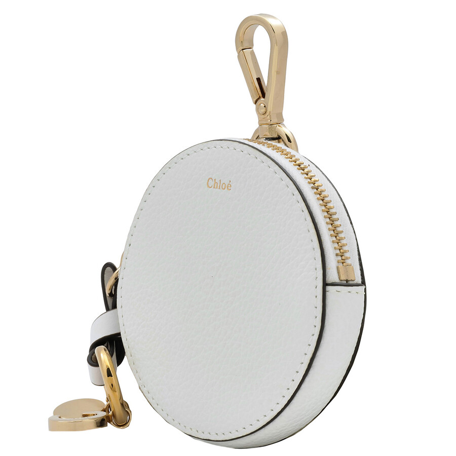 Chloé Chloe Crystal White Alphabet Coin Purse | ModeSens