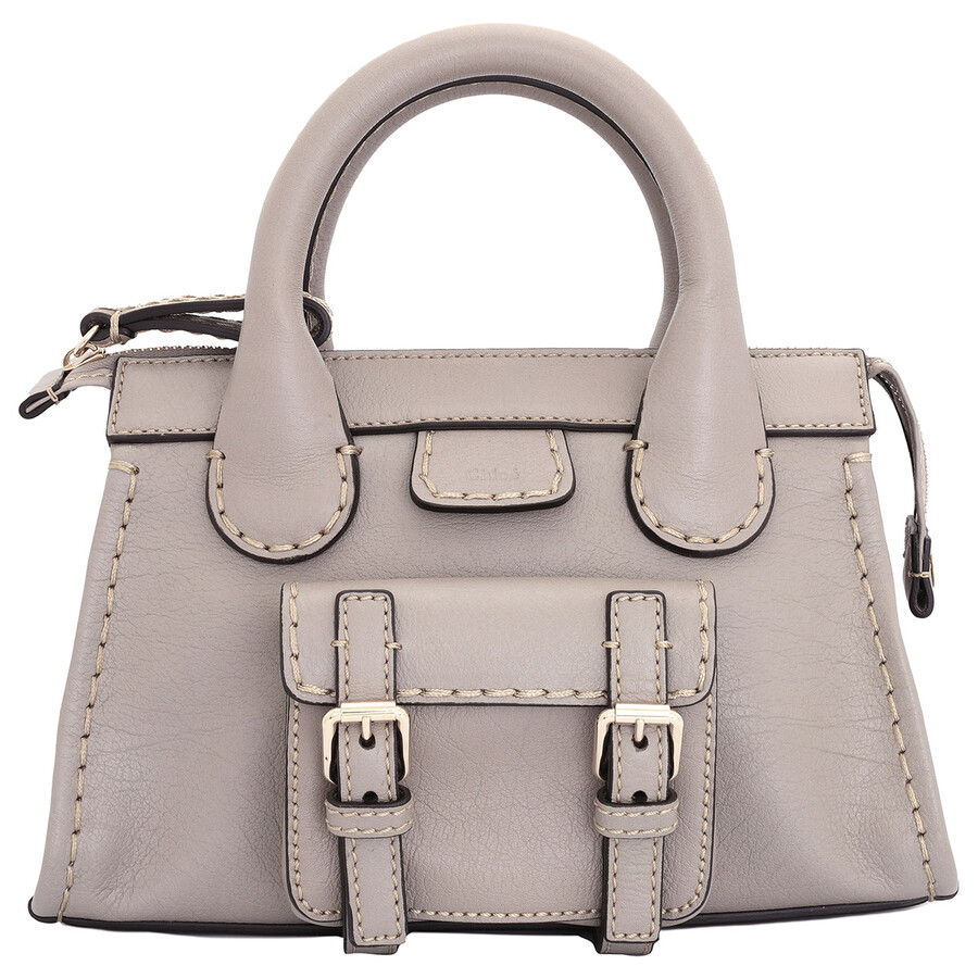 Chloé Edith Mini Leather Tote Bag CHC21WS451F43053 7613386054159 ...