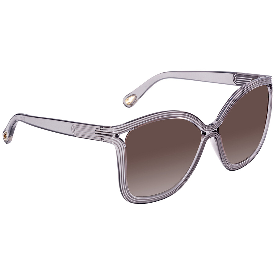 Chloé Grey Gradient Square Sunglasses CE737S 035 58 886895337977 ...