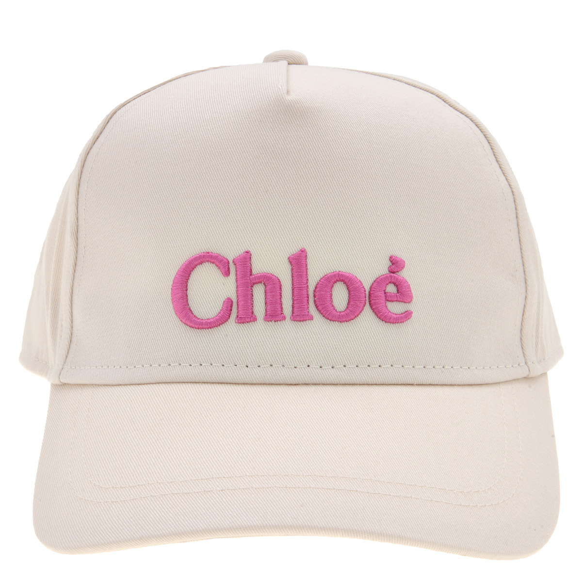 Chloé Kids Logo Embroidered Cotton Cap, Size 54 C20049-117 - Jomashop