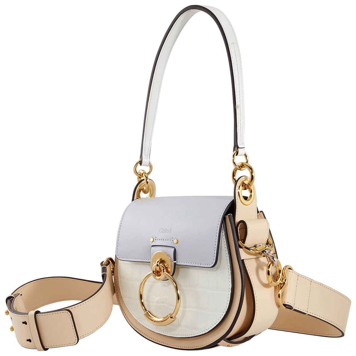 Chloé Ladies Colorblock Leather Shoulder Bag CHC19AS153B6795P ...