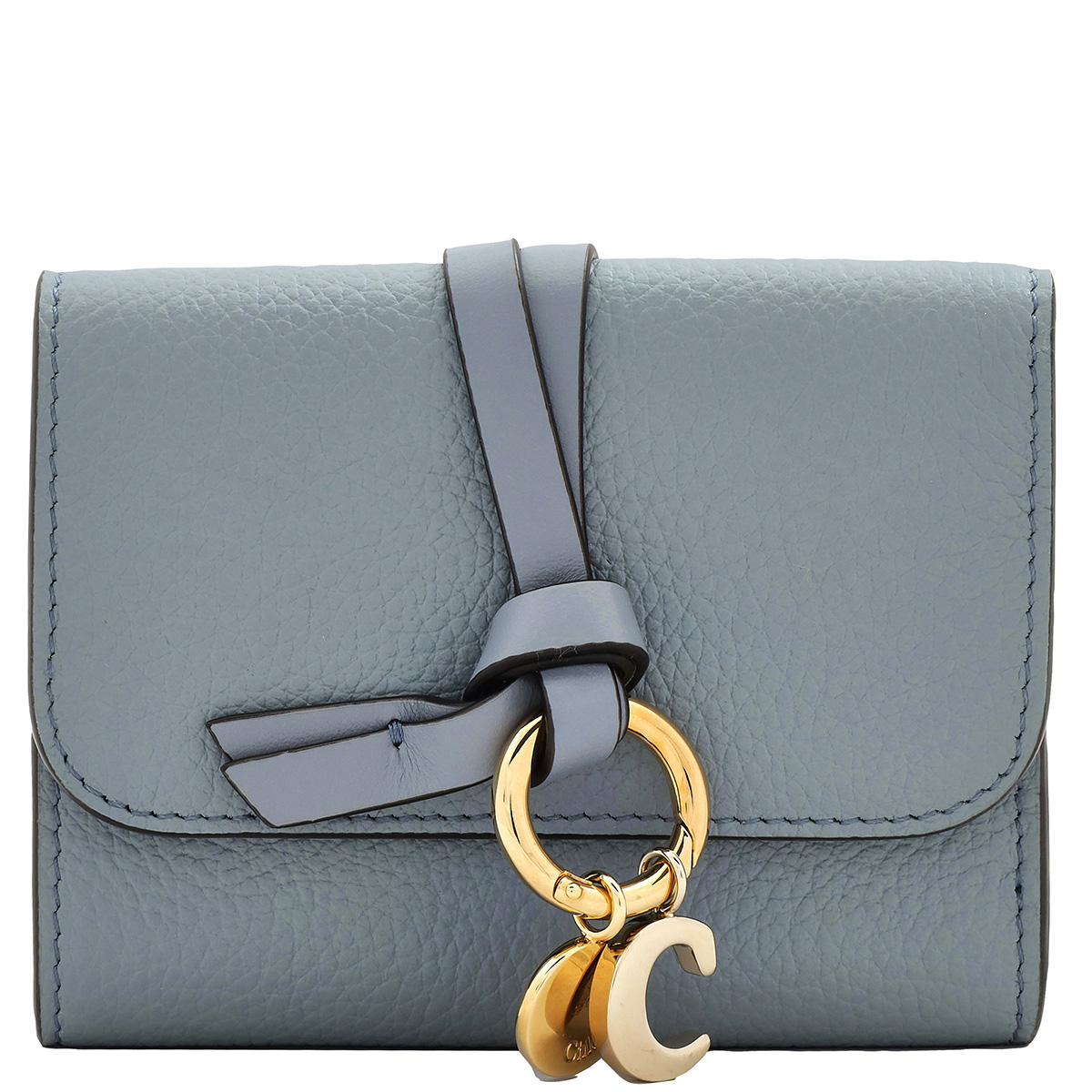 Chloé Ladies Storm Blue Small Alphabet Tri-Fold CHC21WP945F57 - 41A ...
