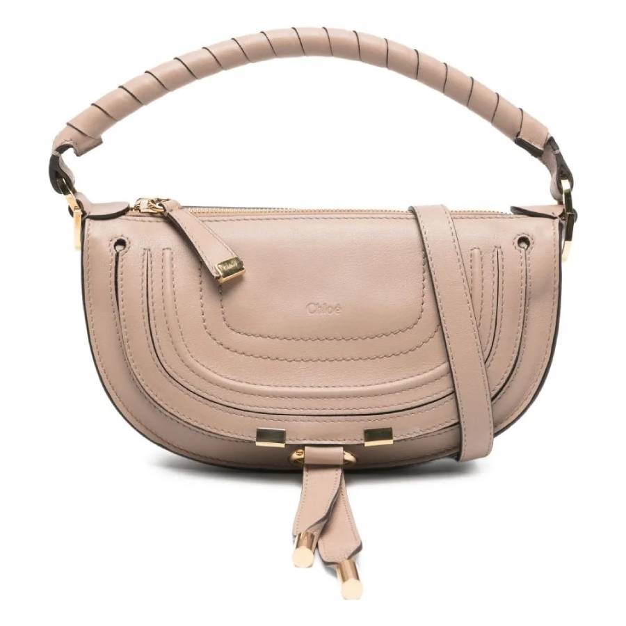Chloé Mini Marcie Shoulder Bag In Soft Leather CH26SP927R3525Y ...