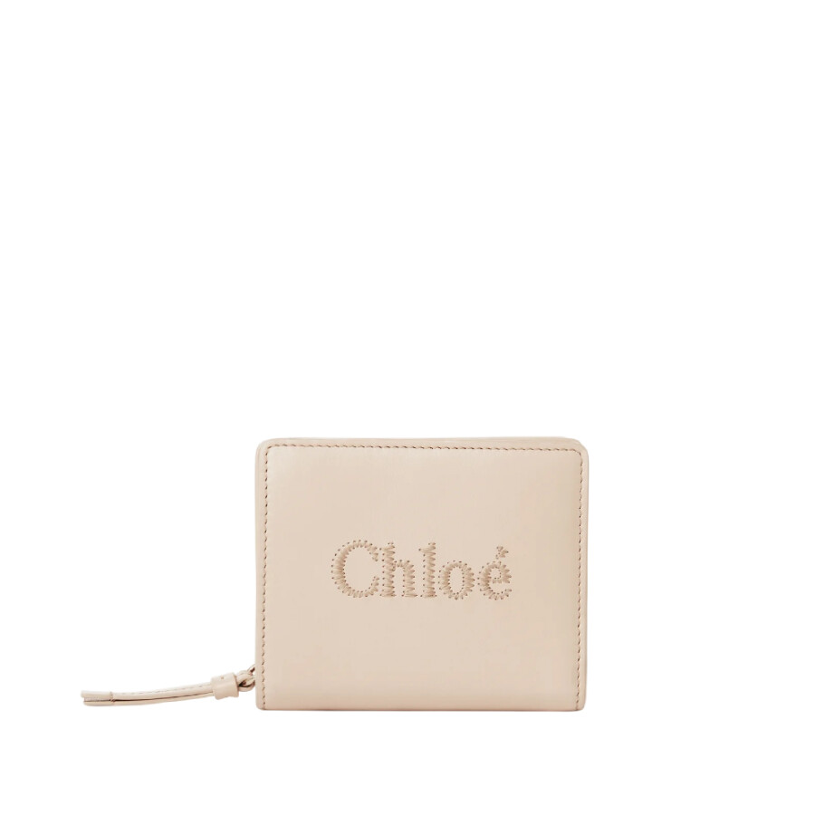 Chloé Sense Compact Leather Wallet CHC23SP867I106J5 7614027008937 ...