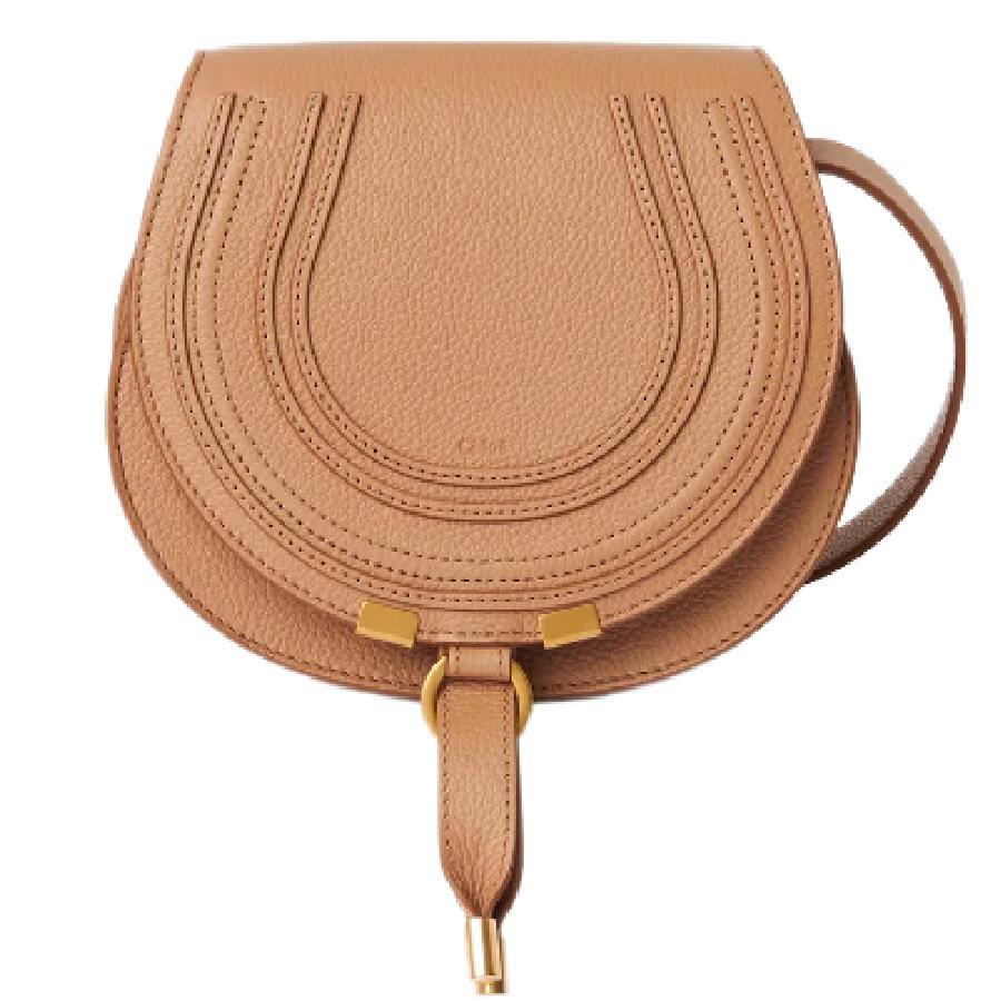 Chloé Small Grained Leather Saddle Bag CHC22AS680I3126X 7613386521989 ...