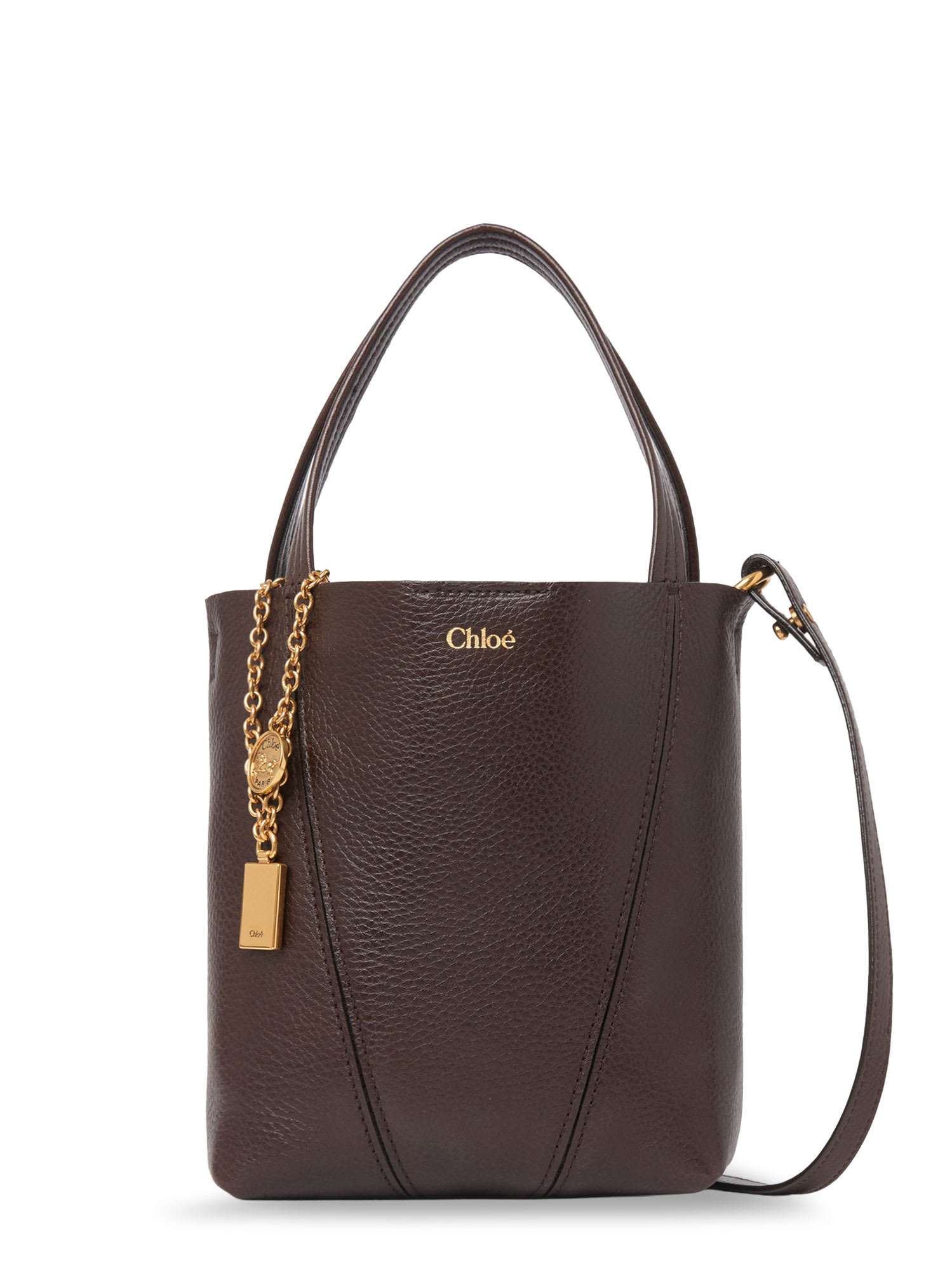Chloé Chloé Spin Leather Bucket Bag CH25SS812N8424X 7614027937794 ...