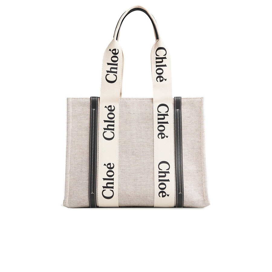 Chloé Chole Woody Medium Women Tote Bag CHC22AS383J2891J 7613386619426 ...