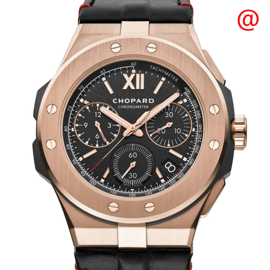 Chopard Alpine Eagle XL Chronograph Automatic Black Dial Men's Watch 295387 9001 - Watches ...