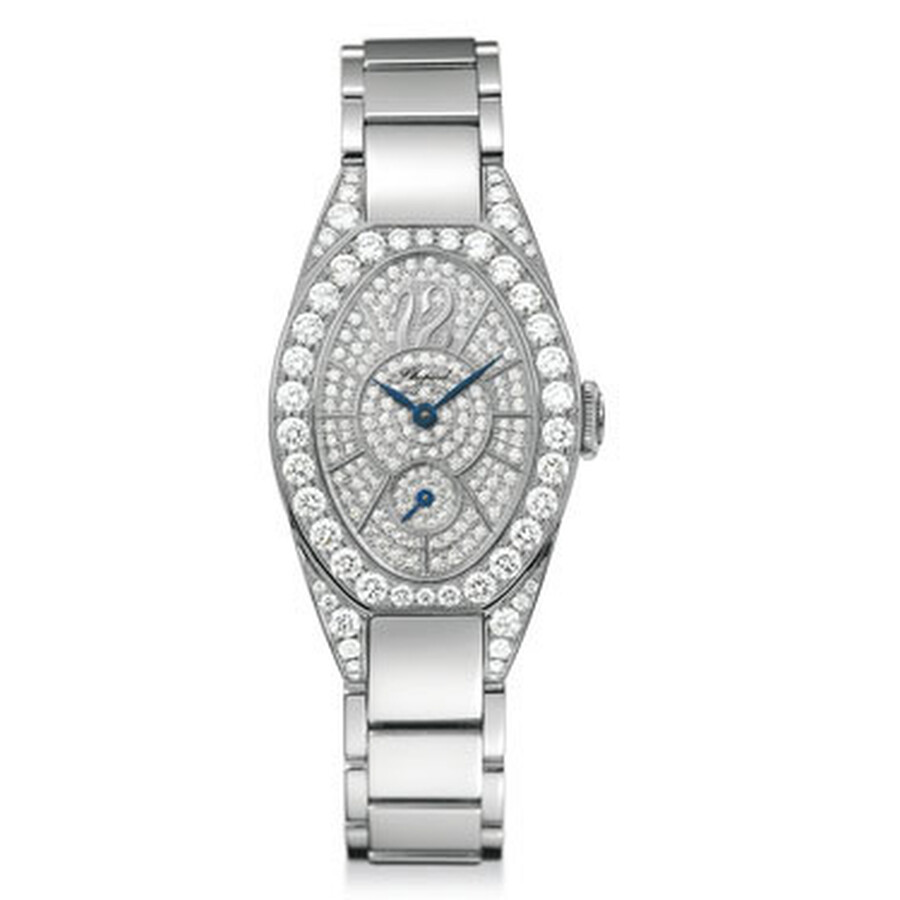 Chopard Classique Femme Diamond 18 White Gold Ladies Watch 107228-1001 ...
