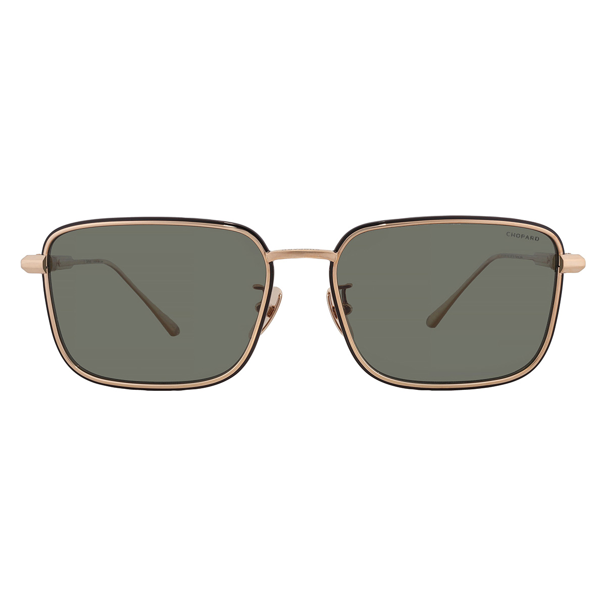 Chopard Green Rectangular Men's Sunglasses SCHF84M 301P 59 190605346334 ...