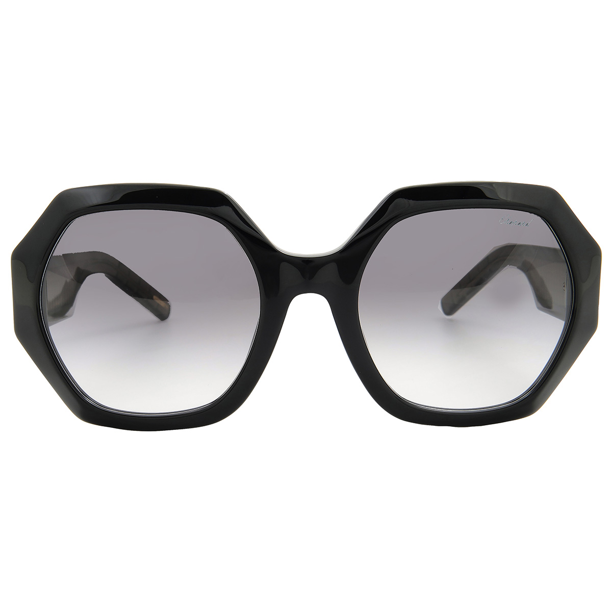 Chopard Grey Gradient Geometric Ladies Sunglasses SCH362M 0BLK 55 ...