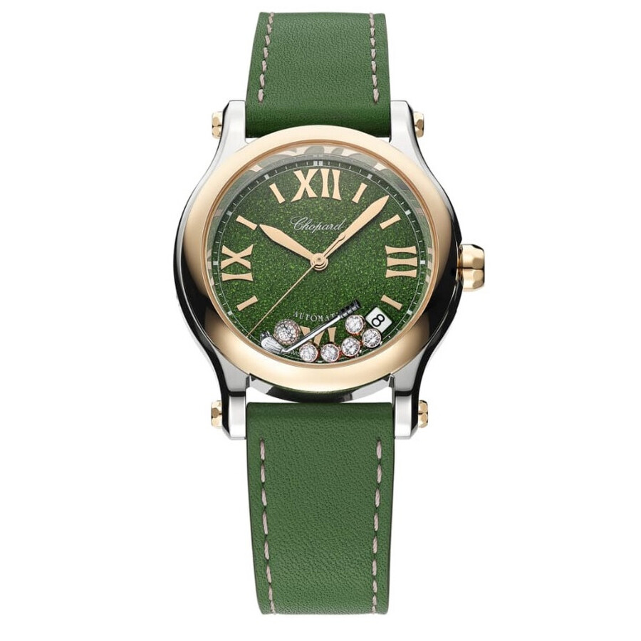 Chopard Happy Golf Automatic Green Dial Ladies Watch 278559-6022 ...