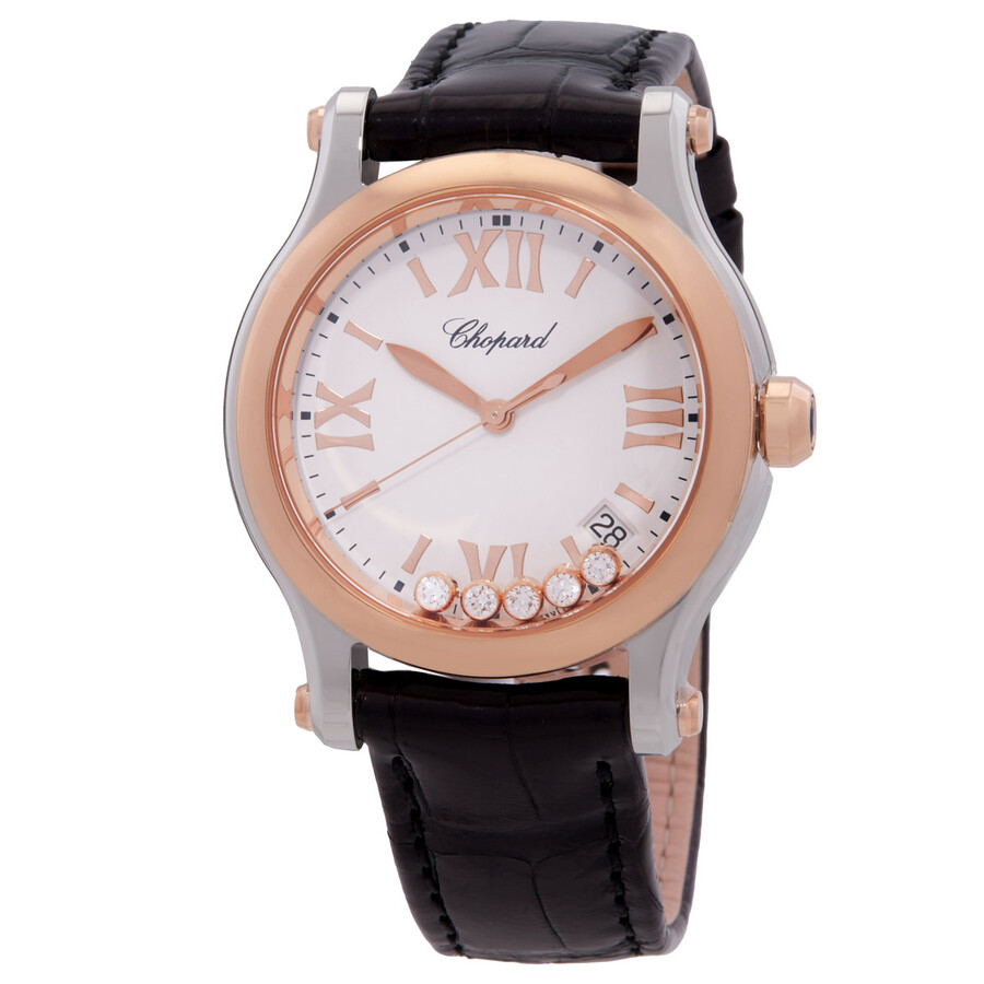 Chopard Happy Sport Quartz Ladies Watch 278582-6001-BK - Watches, Happy Sport - Jomashop