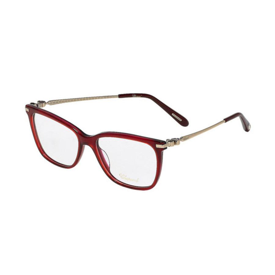 Chopard Ladies Red Oval Eyeglass Frames VCH266S01BU54 190605157671 ...