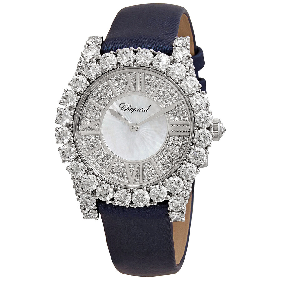 Chopard L'Heure Du Diamant Automatic Diamond Ladies Watch 139419-1101 - Watches, L'Heure Du ...