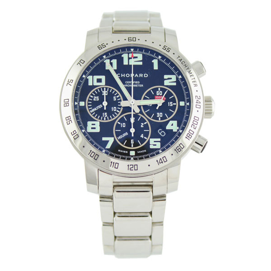 Chopard Mille Miglia Blue Dial Chronograph Men's Watch 158933 - Classic ...