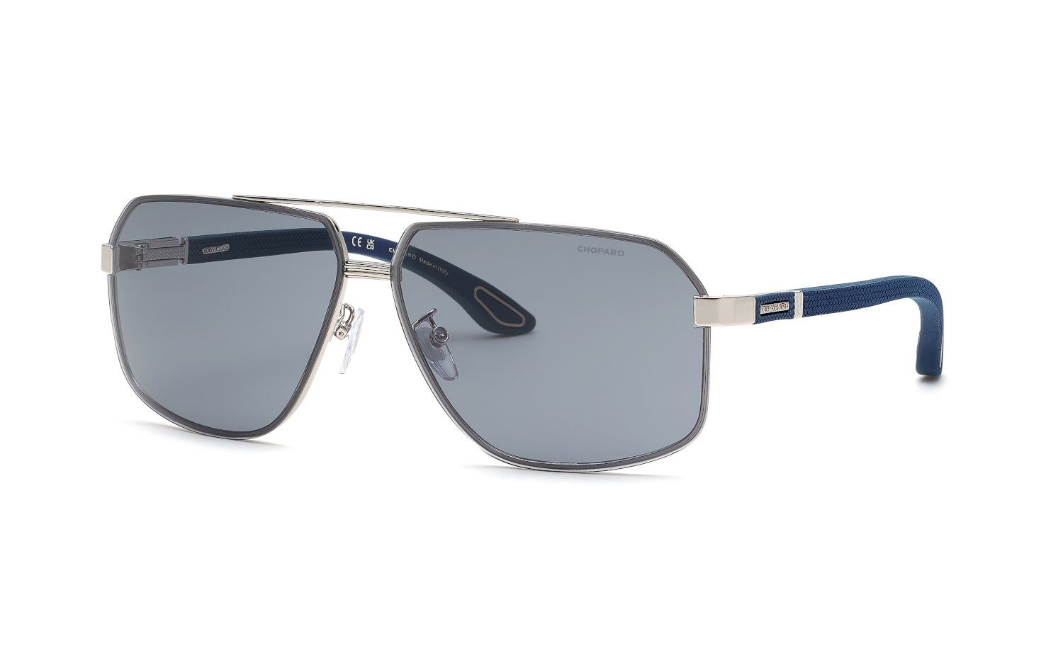 Chopard Smoke Grey Navigator Unisex Sunglasses SCHG89 0579 66 ...
