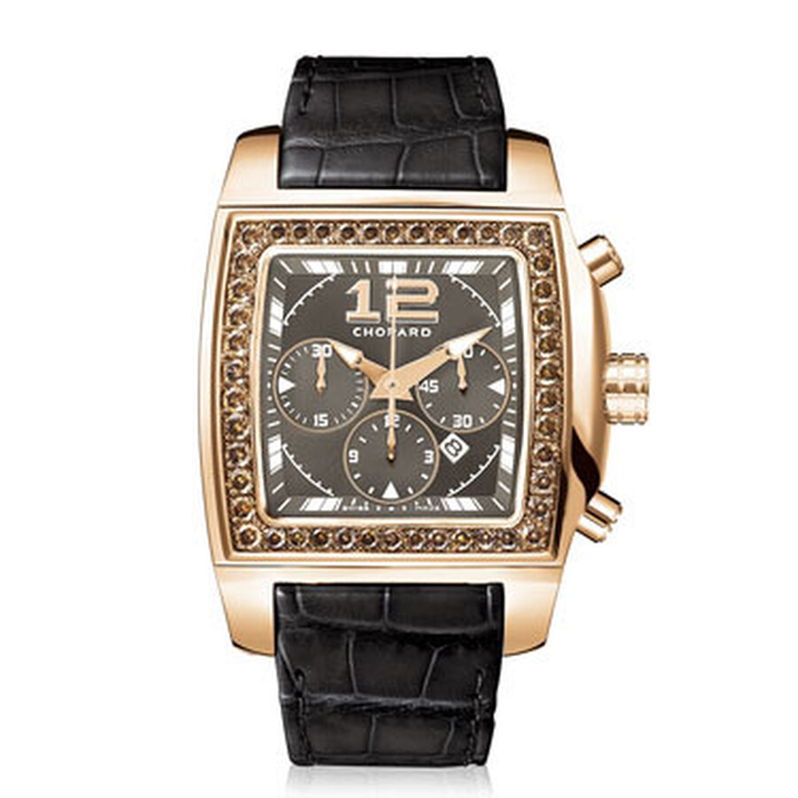 Chopard Two O Ten Diamond Automatic Chronograph 18 kt Rose Gold Ladies ...