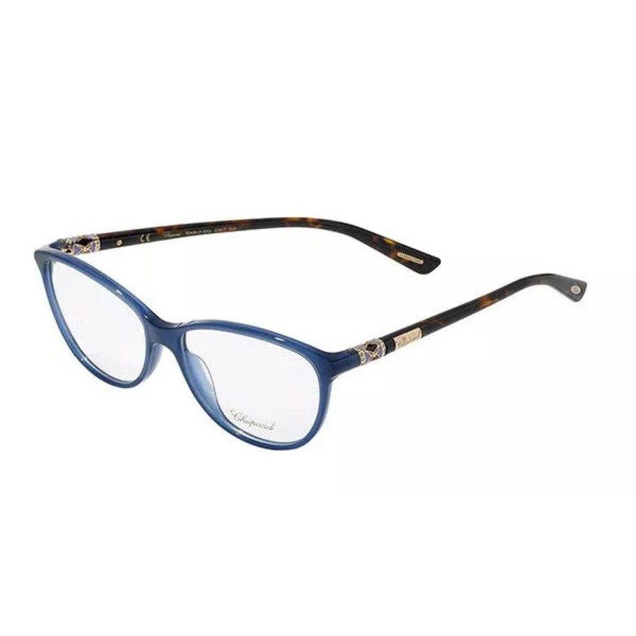 Chopard Unisex Blue Round Eyeglass Frames VCH199S-03GR-54 883663877406 ...