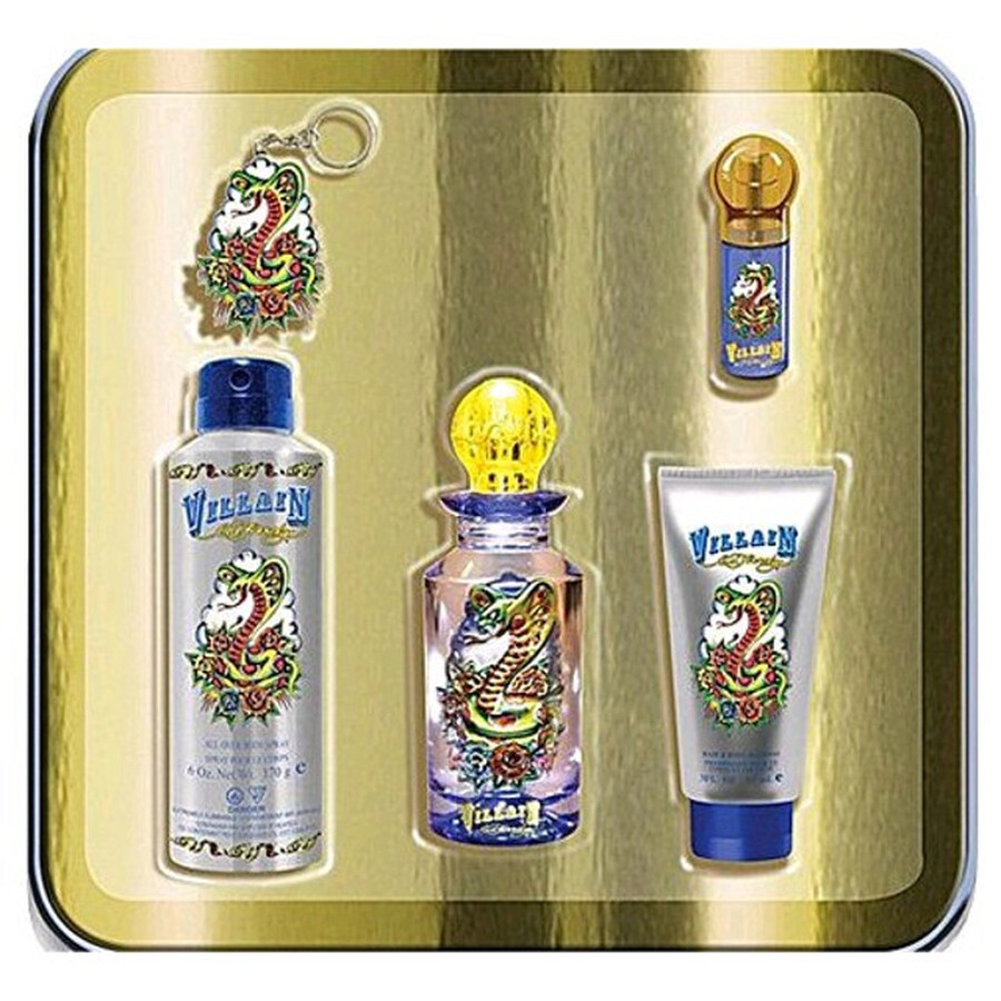 Christian Audigier Men's Ed Hardy Villain Gift Set Fragrances ...