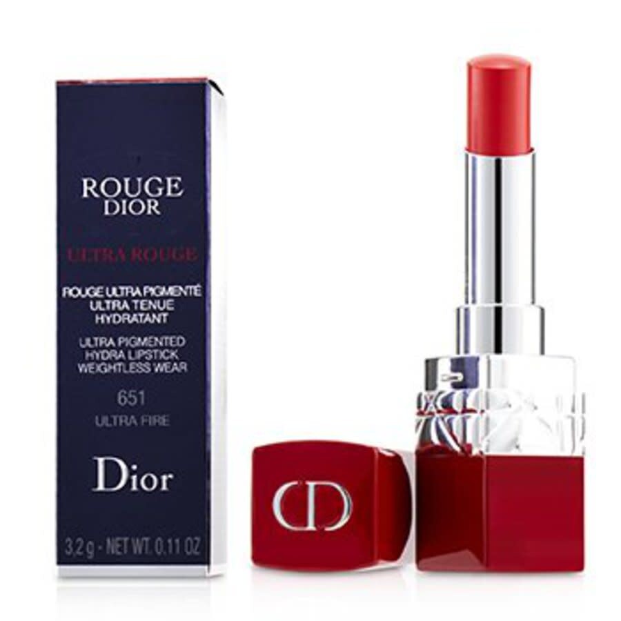 Dior Christian Dior Rouge Dior Ultra Rouge 0.11 oz # 651 Ultra Fire ...