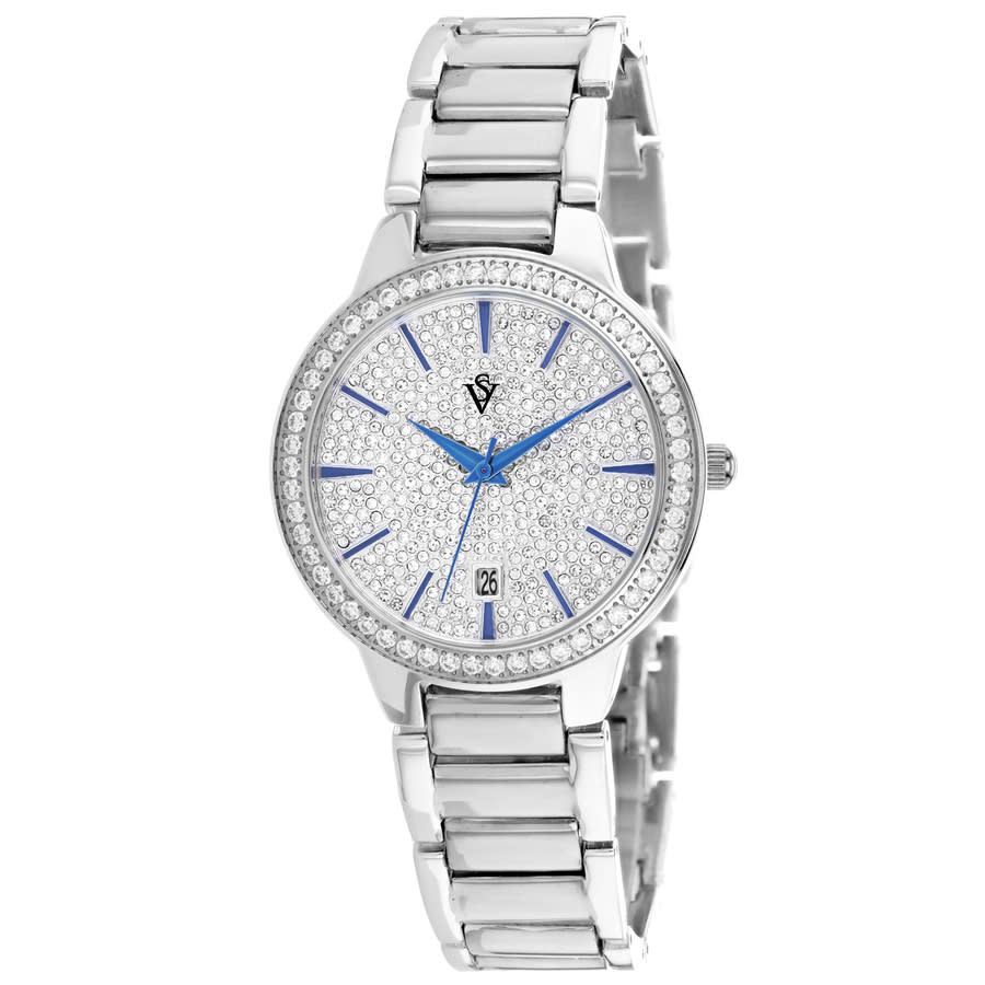 Christian Van Sant Alessia Quartz Silver Dial Ladies Watch CV0291A ...