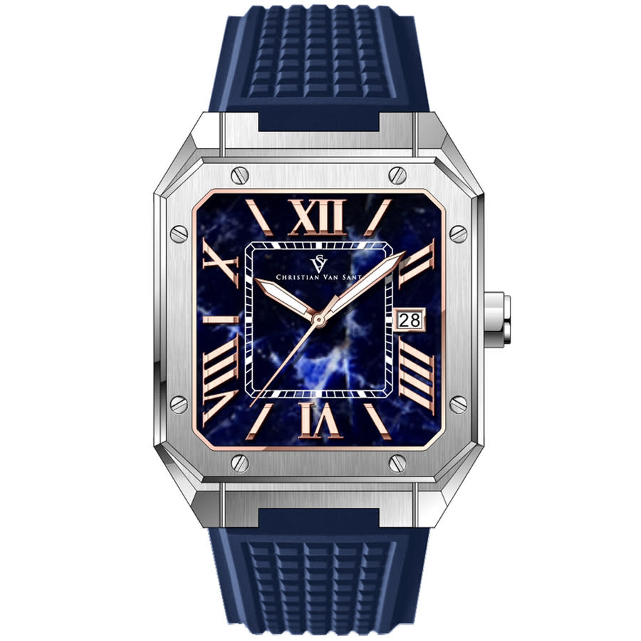 Christian Van Sant Mosaic Quartz Blue Dial Men's Watch CV6185 ...