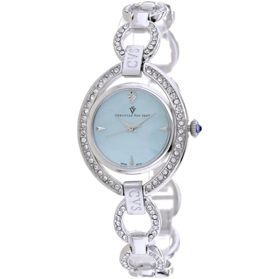 Christian Van Sant Stella Blue Dial Ladies Watch CV2932 607609794356 ...