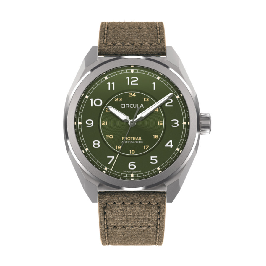 Circula Protrail Green Dial Men's Watch PE-SS-PU - Watches, Protrail ...