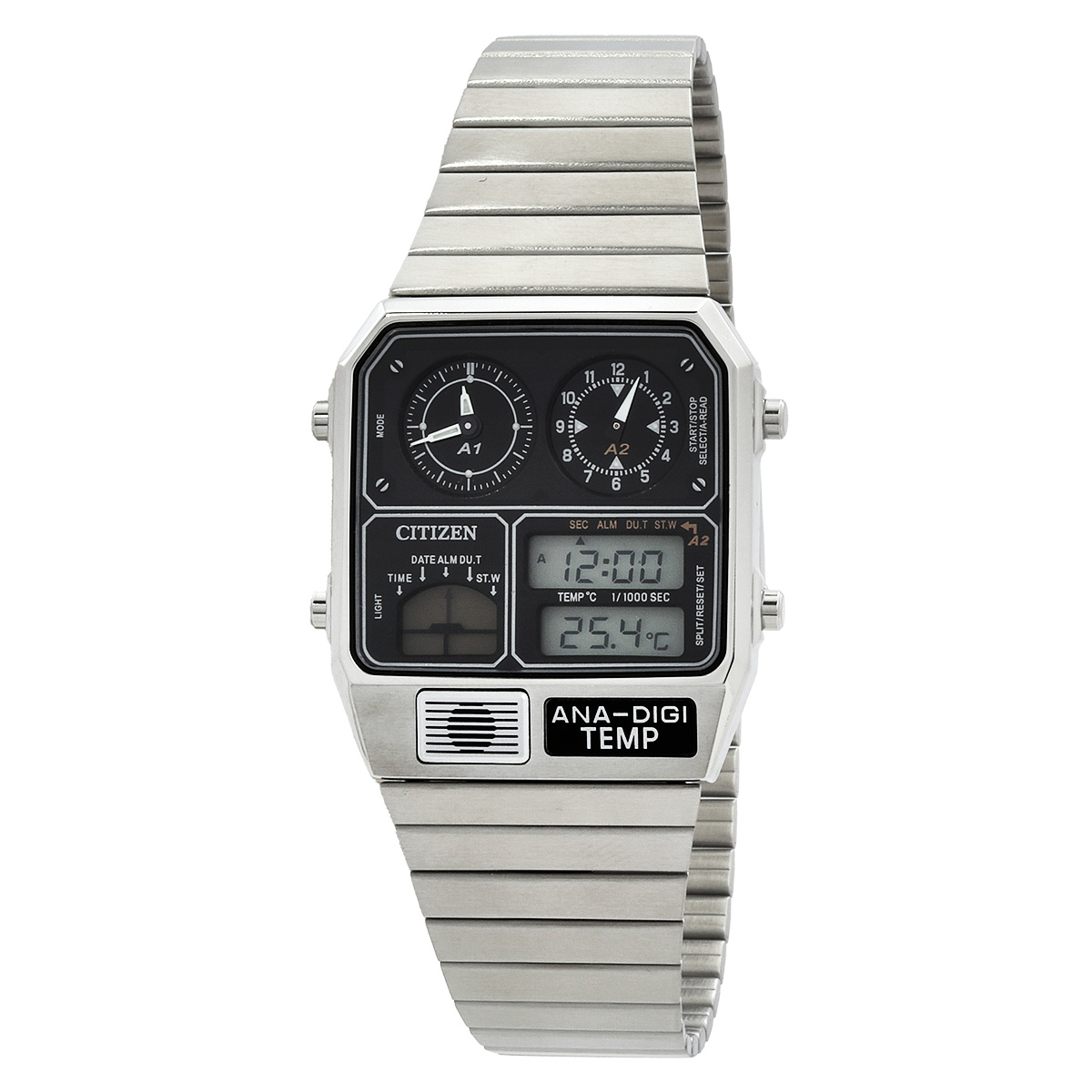 Citizen Alarm Chronograph Quartz Analog-Digital Ladies Watch JG2101-78E ...