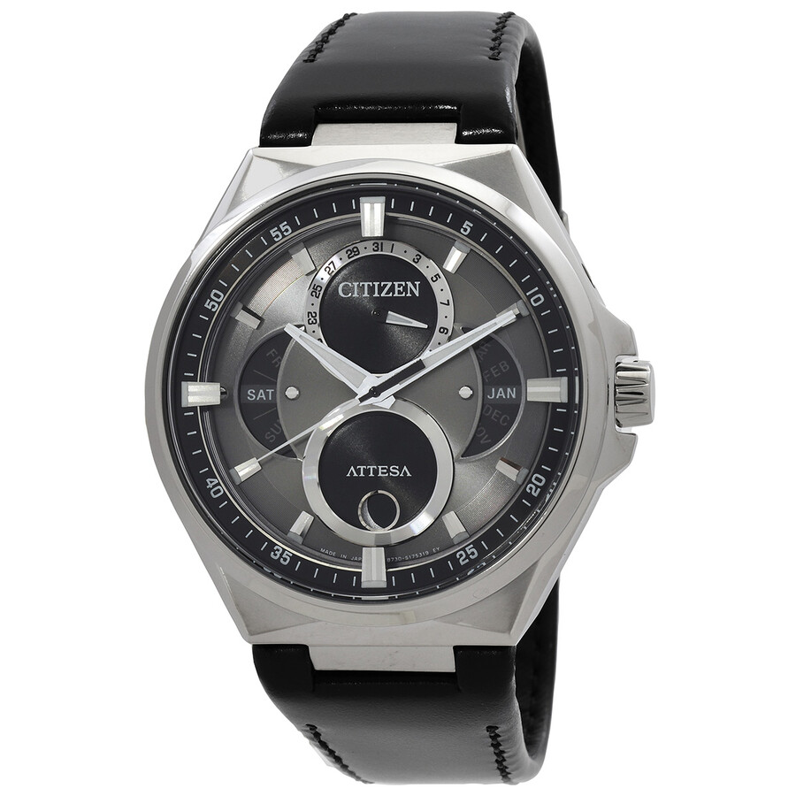 Citizen Attesa Moon Phase Grey Dial Men's Watch BU0060-09H - Watches ...