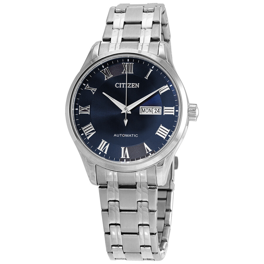 Citizen Automatic Blue Dial Stainless Steel Men's Watch NH8360-80L ...