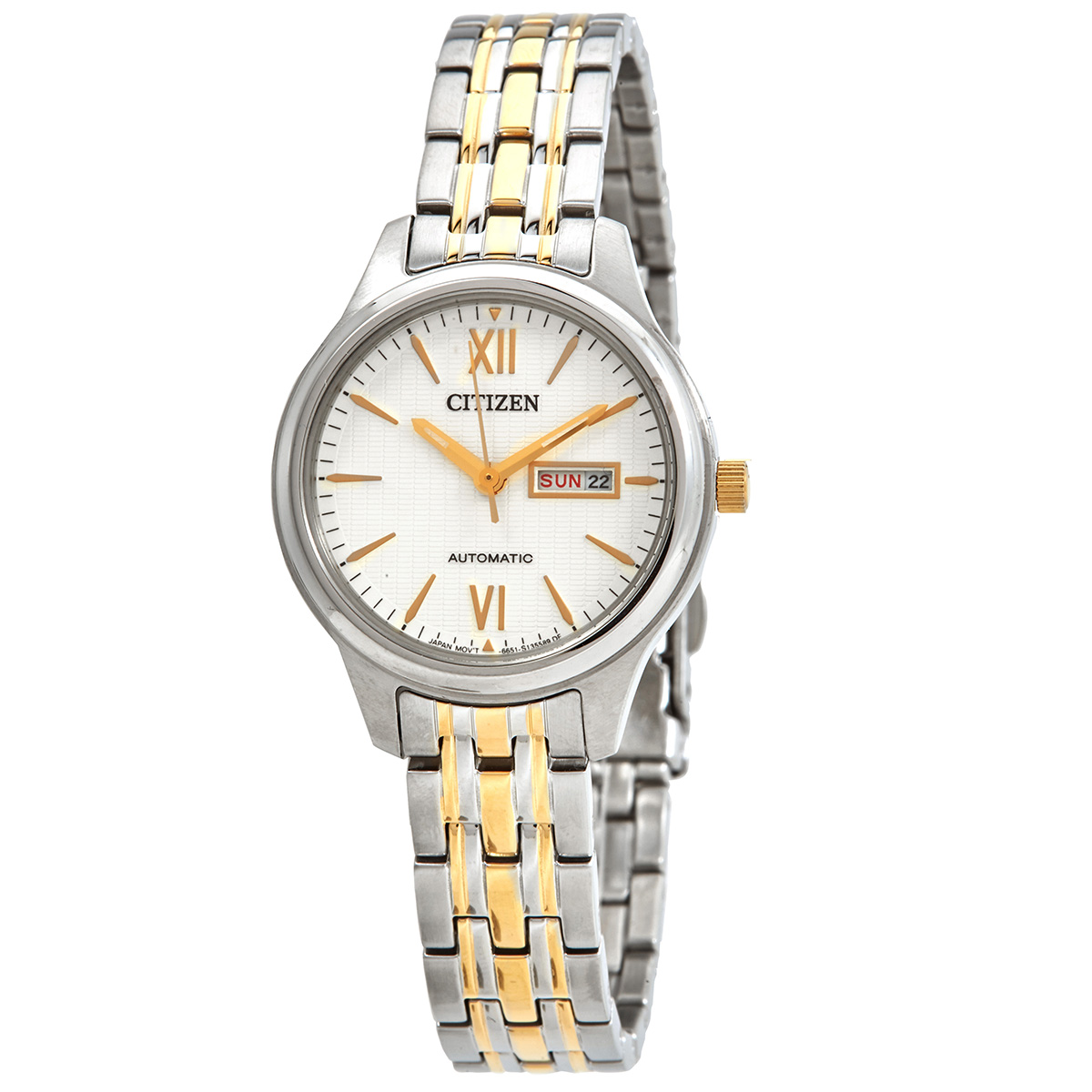 Citizen Automatic Cream Dial Ladies Watch PD7134-51A - Watches - Jomashop