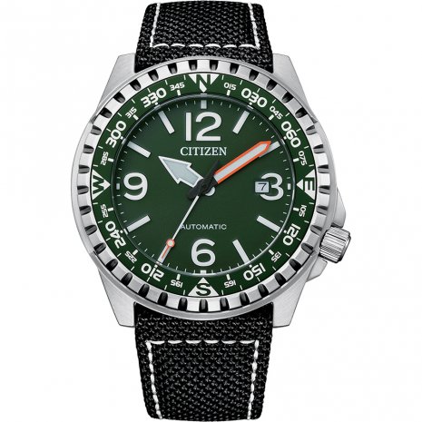 Citizen Automatic Green Dial Men's Watch NJ2198-16X 4974374304377 ...