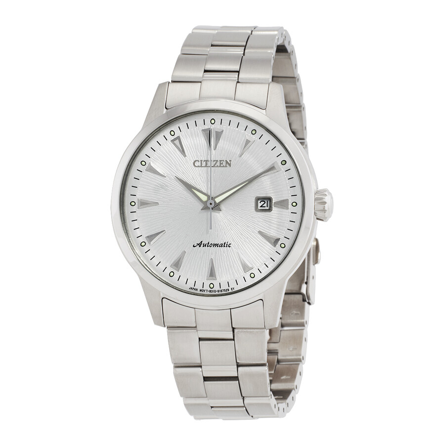 Citizen Automatic Silver Dial Men's Watch NK0001-84A - Watches - Jomashop