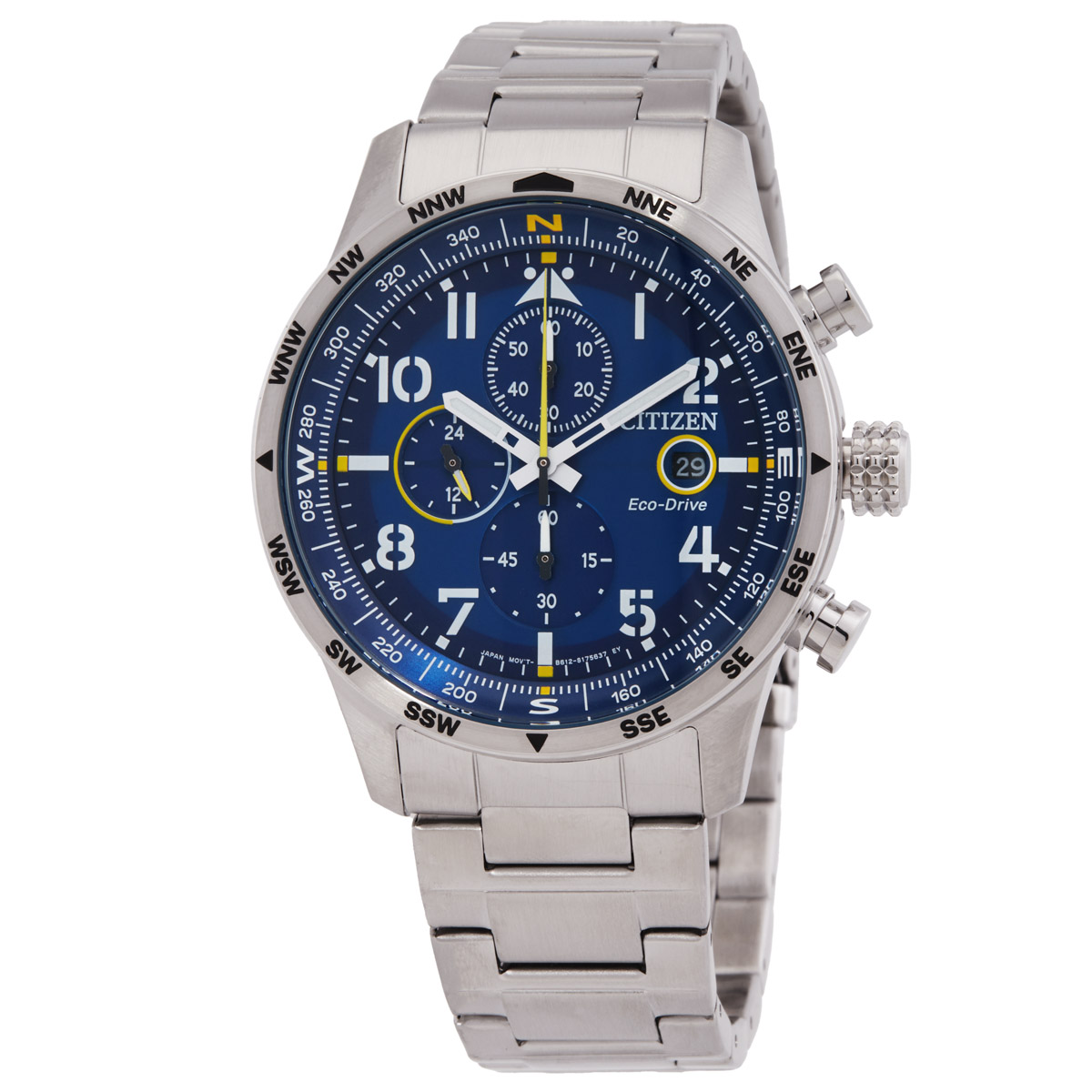 Citizen Avion Chronograph Eco-Drive Blue Dial Men's Watch CA0790-59L ...