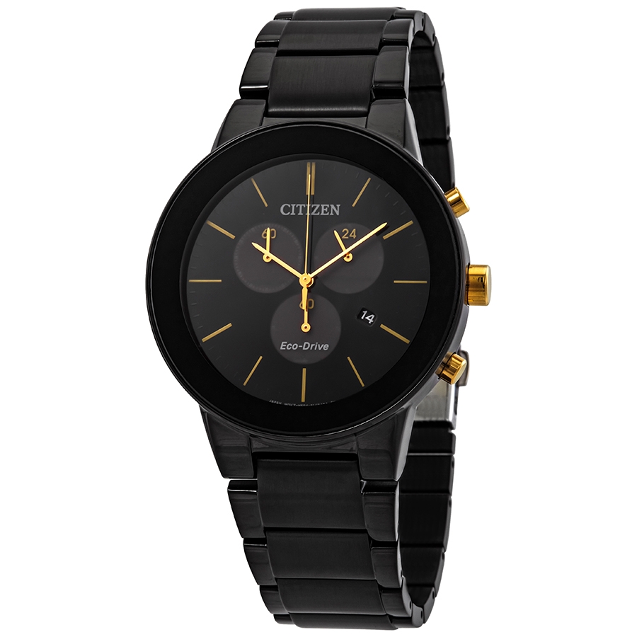 Citizen Axiom Black Dial Men's Watch AT2248-59E 013205116698 - Watches ...