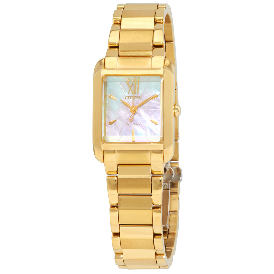 Citizen Bianca Mother of Pearl Dial Eco-Drive Ladies Watch EW5552-53D ...