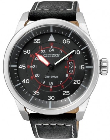 Citizen Black Dial Eco-Drive Men's Watch AW1360-04E 4974374235930 ...