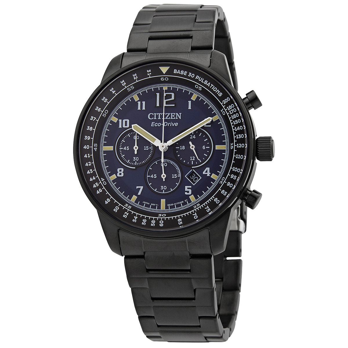 Citizen Chronograph Blue Dial Eco-Drive Men's Watch CA4505-80M ...
