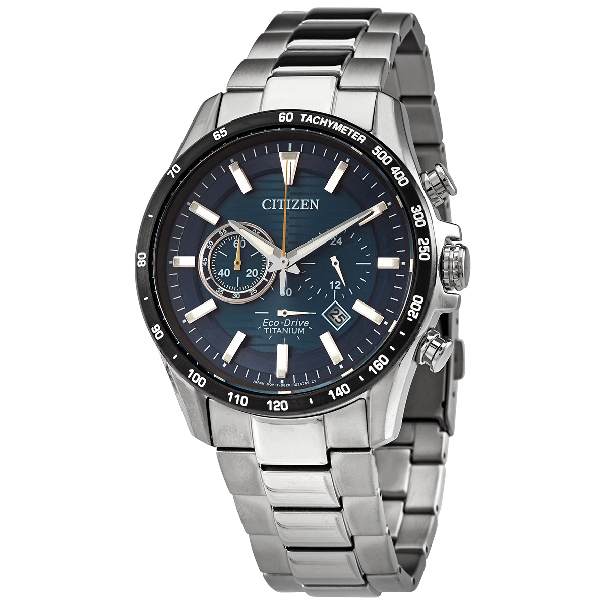 Citizen Chronograph Eco-Drive Blue Dial Titanium Men's Watch CA4444-82L ...
