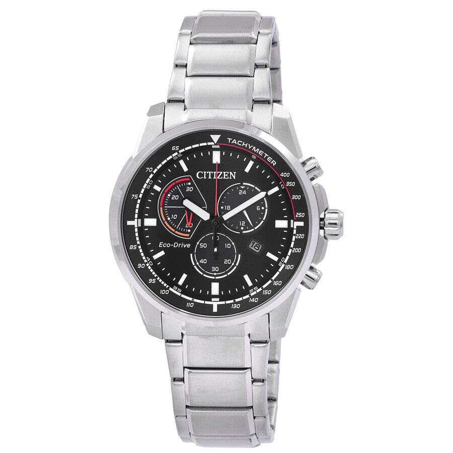Citizen Core Chronograph Black Dial Men's Watch AT1190-87E ...
