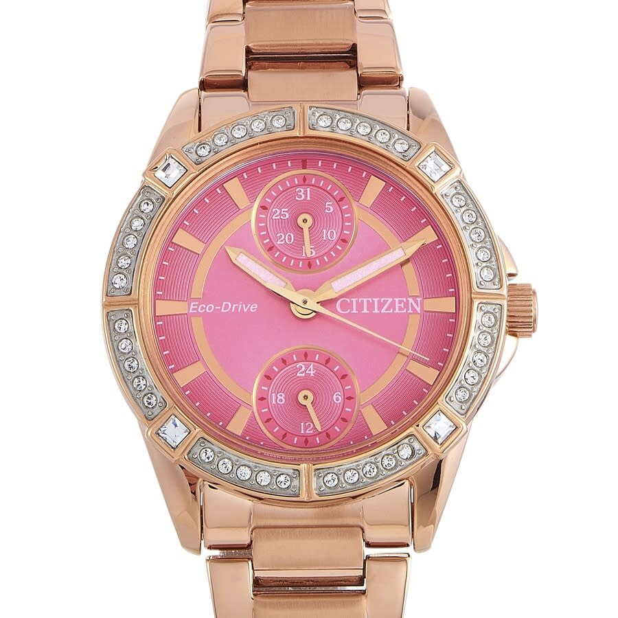 Citizen Drive Quartz Pink Dial Ladies Watch FD3003-58X - Watches, Drive ...