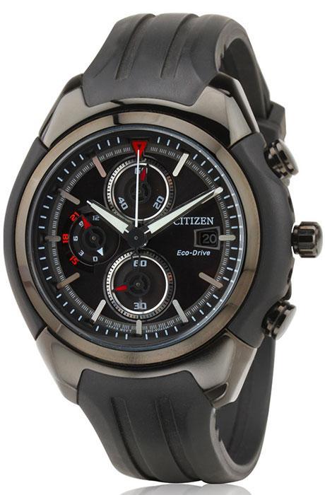 Citizen Eco Drive Chronograph Black Dial Men's Watch CA0285-01E ...