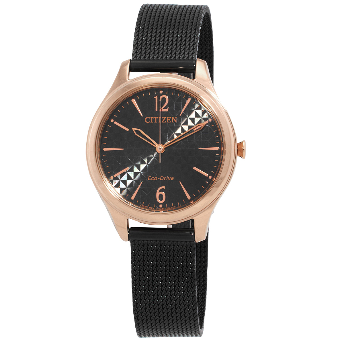 Citizen Eco-Drive Black Dial Ladies Watch EM0509-87E 4974374335203 ...